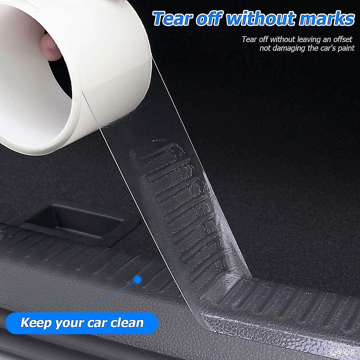 Car Door Sill Protector Tape,automotive Scratch Cover Strip Sticker For ...