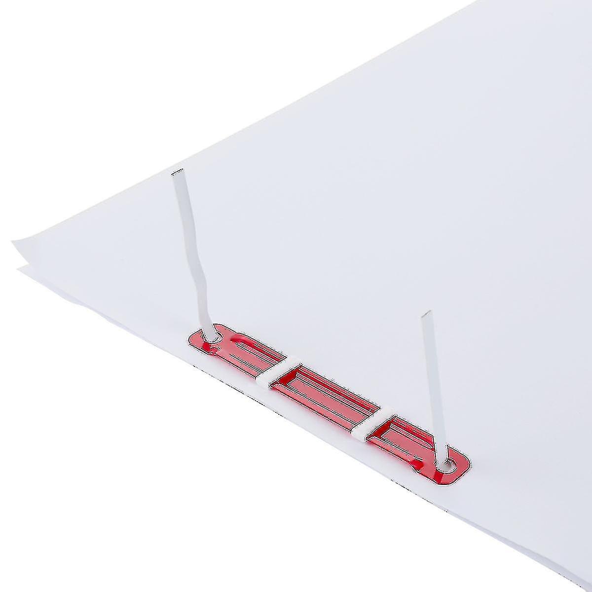 50 Pcs Binding Clips File Paper Fasteners Plastic Binding Clip Two-hole ...