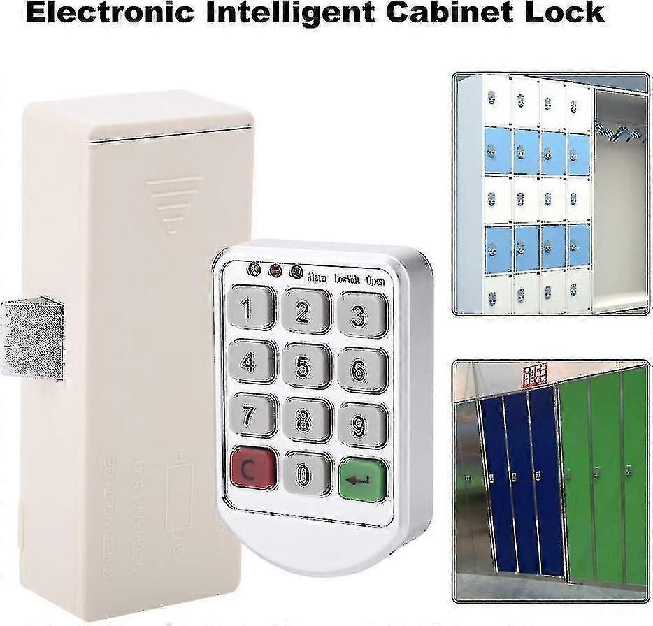 Electronic Cabinet Lock Kit Set,keyless Digital Electronic Intelligent ...