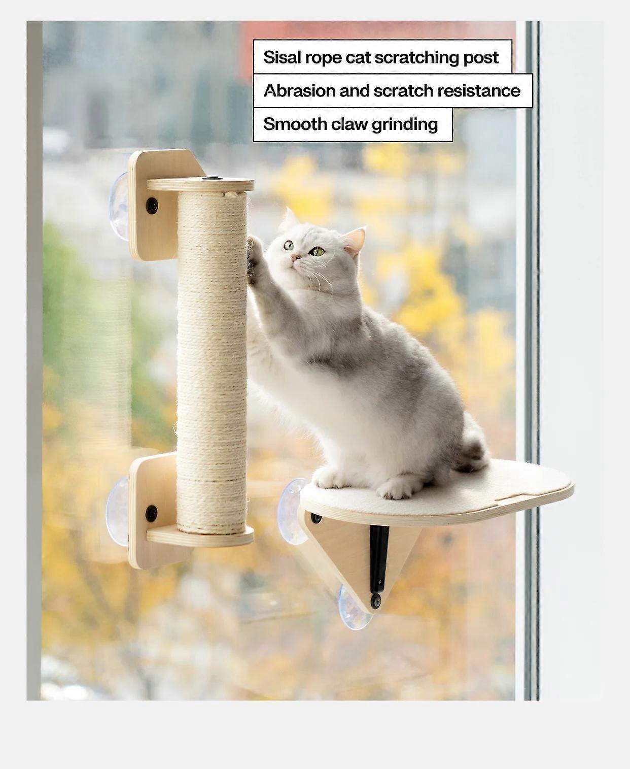 Mewoofun Air Cat Climbing Frame Cat Window Jumping Climbing Platform ...
