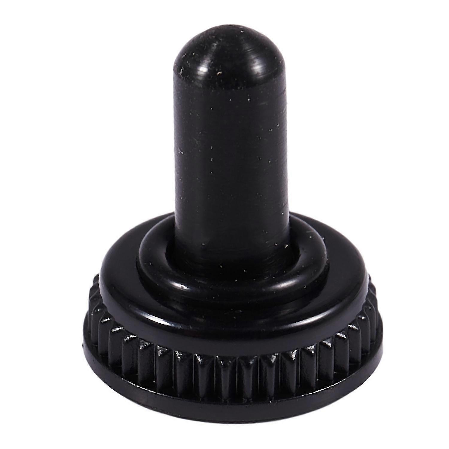 10 x Waterproof Toggle Switch Cap Black Rubber Cover 6mm Diameter ...