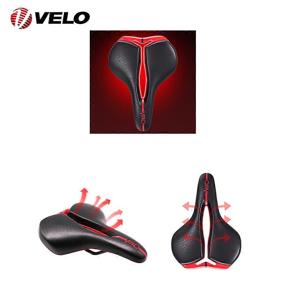 Velo Vl-6319 Unisex Läder Mountainbike Landsväg Touring MTB Cykelsadel ...