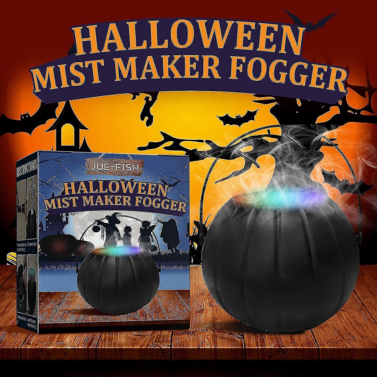 Exquisite Halloween Decor Fog Machine, Mist Maker Fogger,witch Cauldron ...