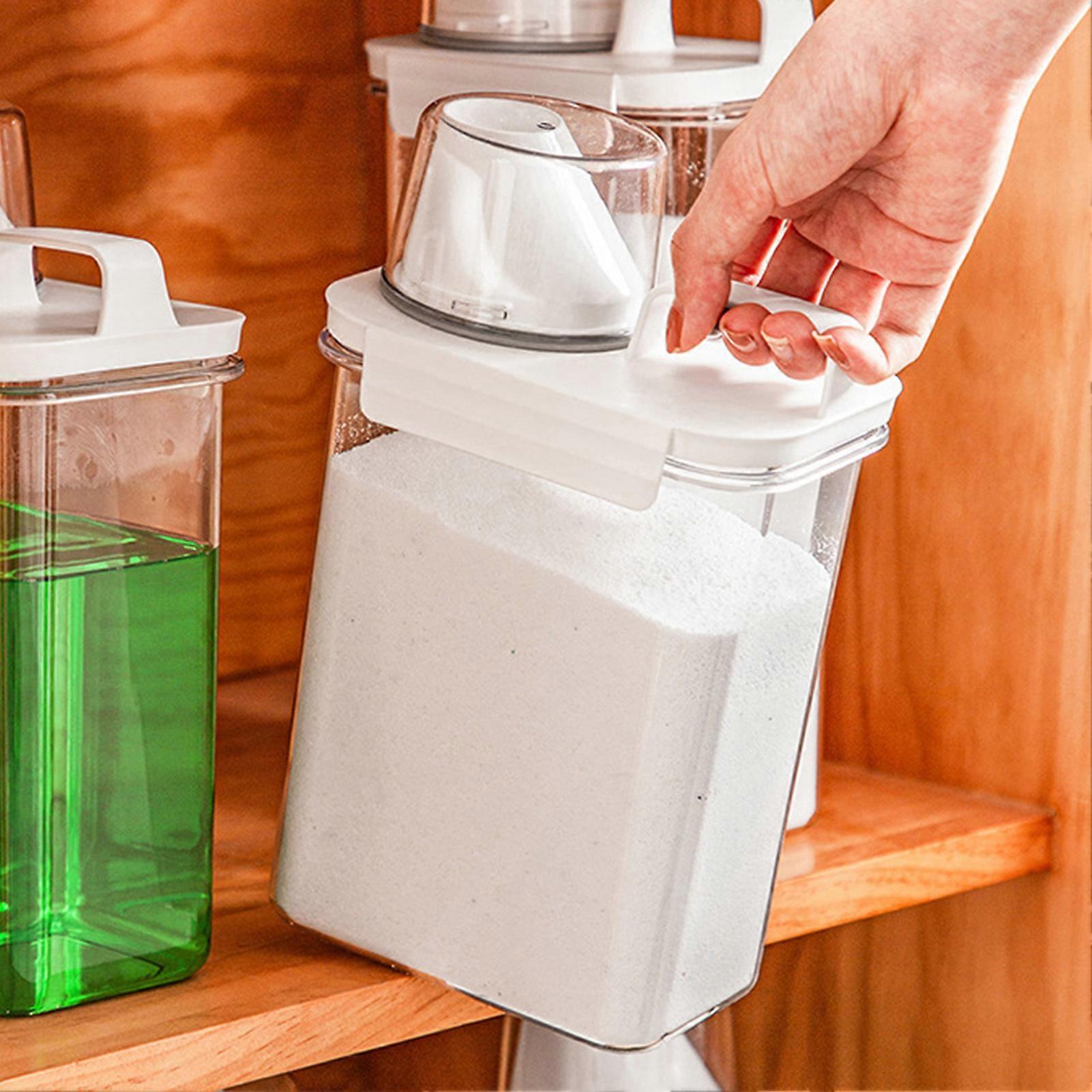 Softener Bleach Storage Container Liquid Detergent Dispenser Storage ...