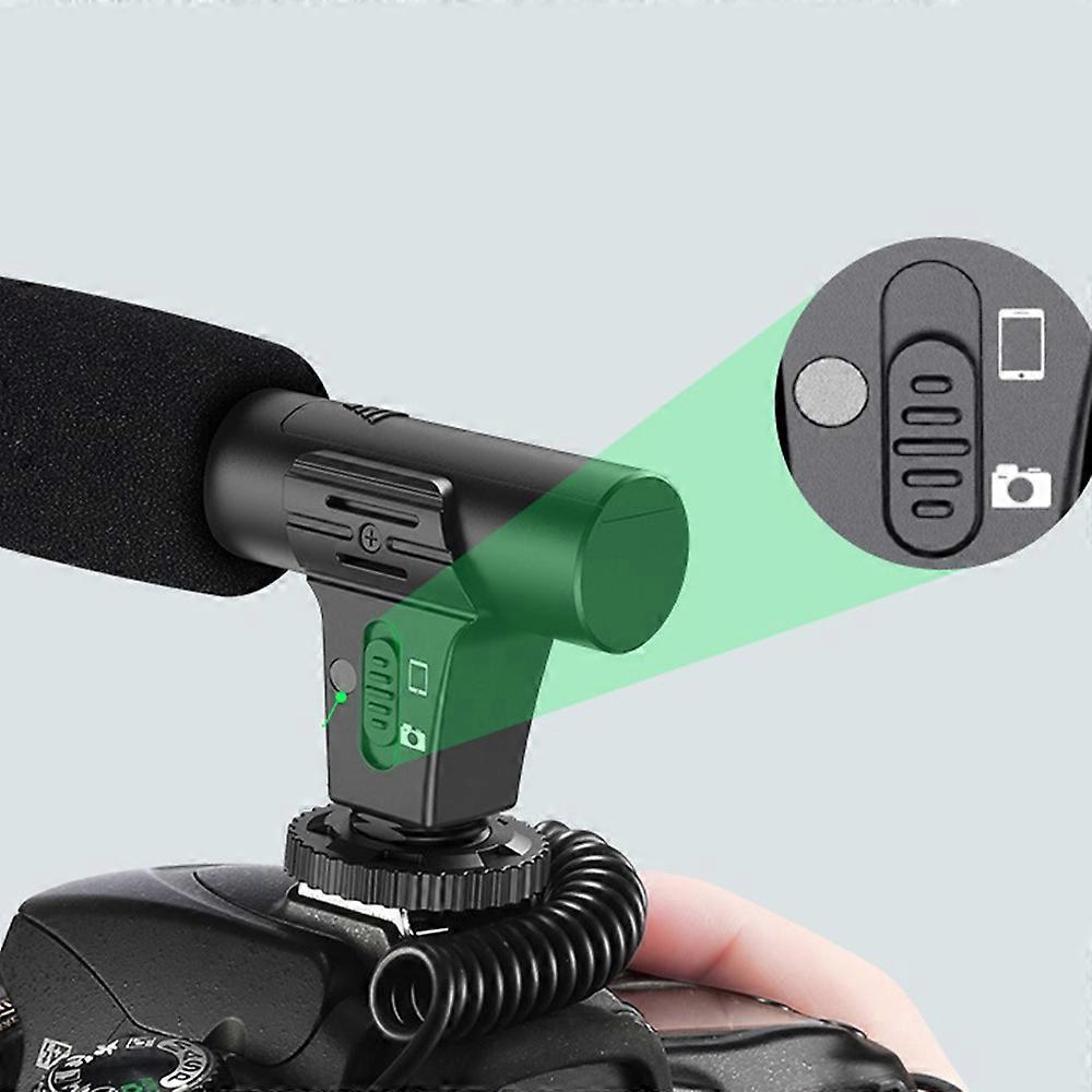 KATTO Updated 3.5mm HD Video Recording Microphone Smart Noise Reduction ...
