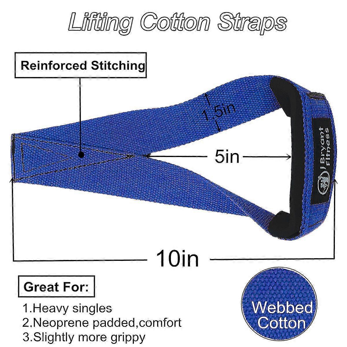 Weight Lifting Wrist Straps Anti Slip Hand Bar Grip Crossfit Gym ...