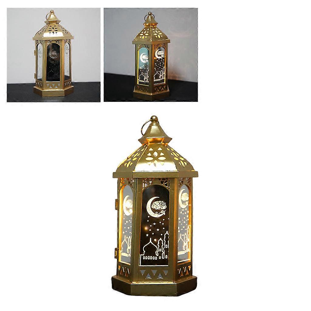 Ramadan Led Lantern Eid Ramadan Kareem Lamp Happy Eid Mubarak Party ...