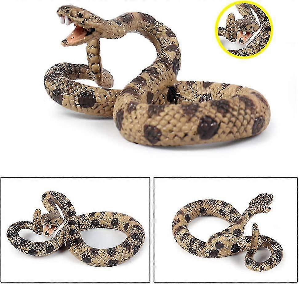 Realistic Snakes Simulation Snake Scary Gag Toy Fake Rattlesnake ...