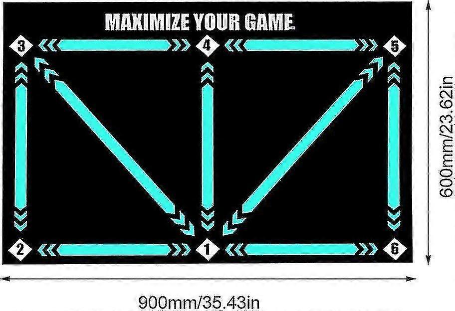 Football Footstep Training Mat, Soccer Training Mat, Fpro Ball Mastery ...