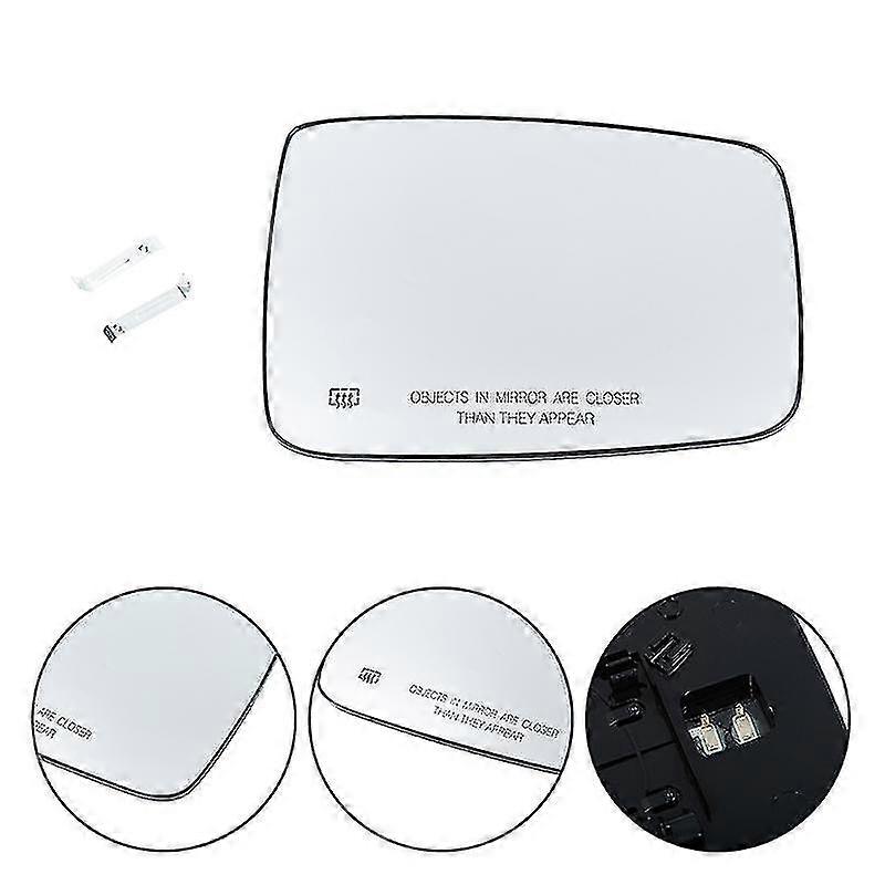 Car Heated Rearview Mirror Glass Clear Rear View Wing Mirrors For Dodge ...
