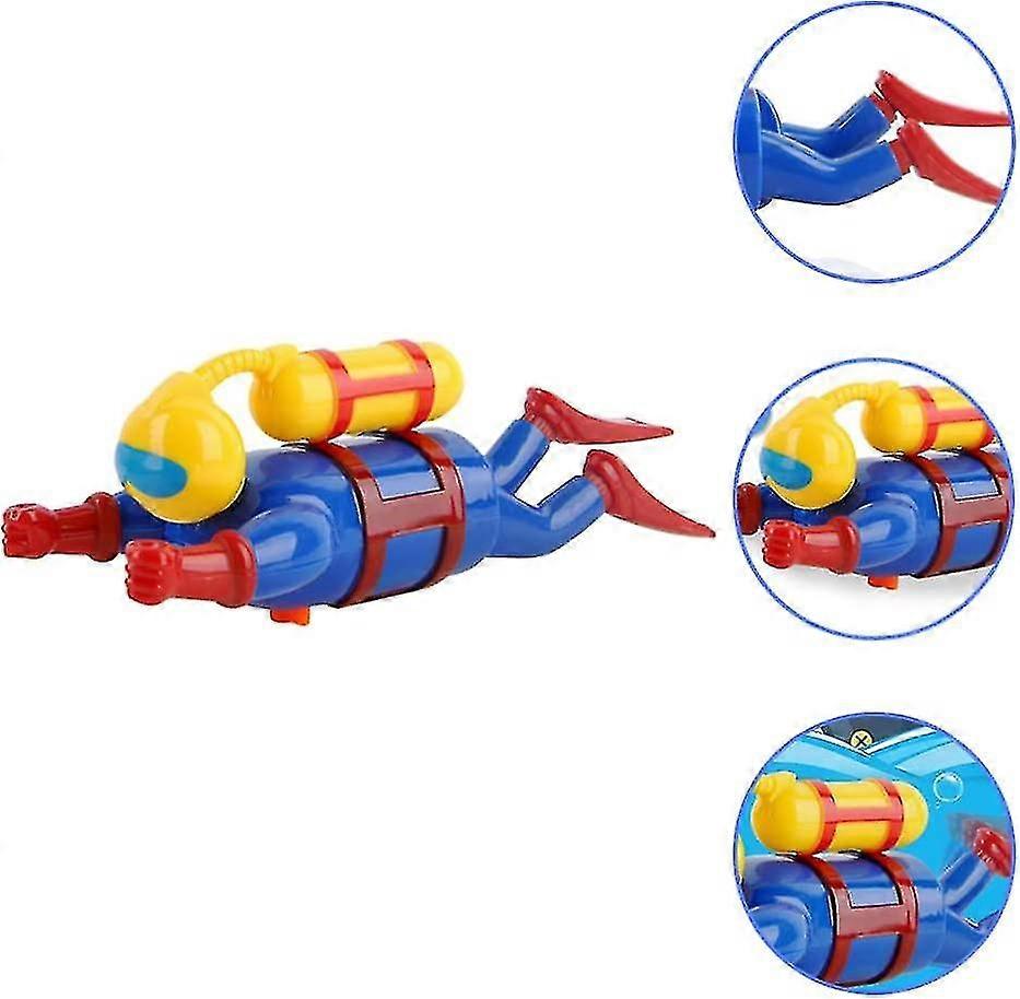 Wind Up Scuba Diver Toy Swimming Frogman Toy Windup Bathtub Toy ...