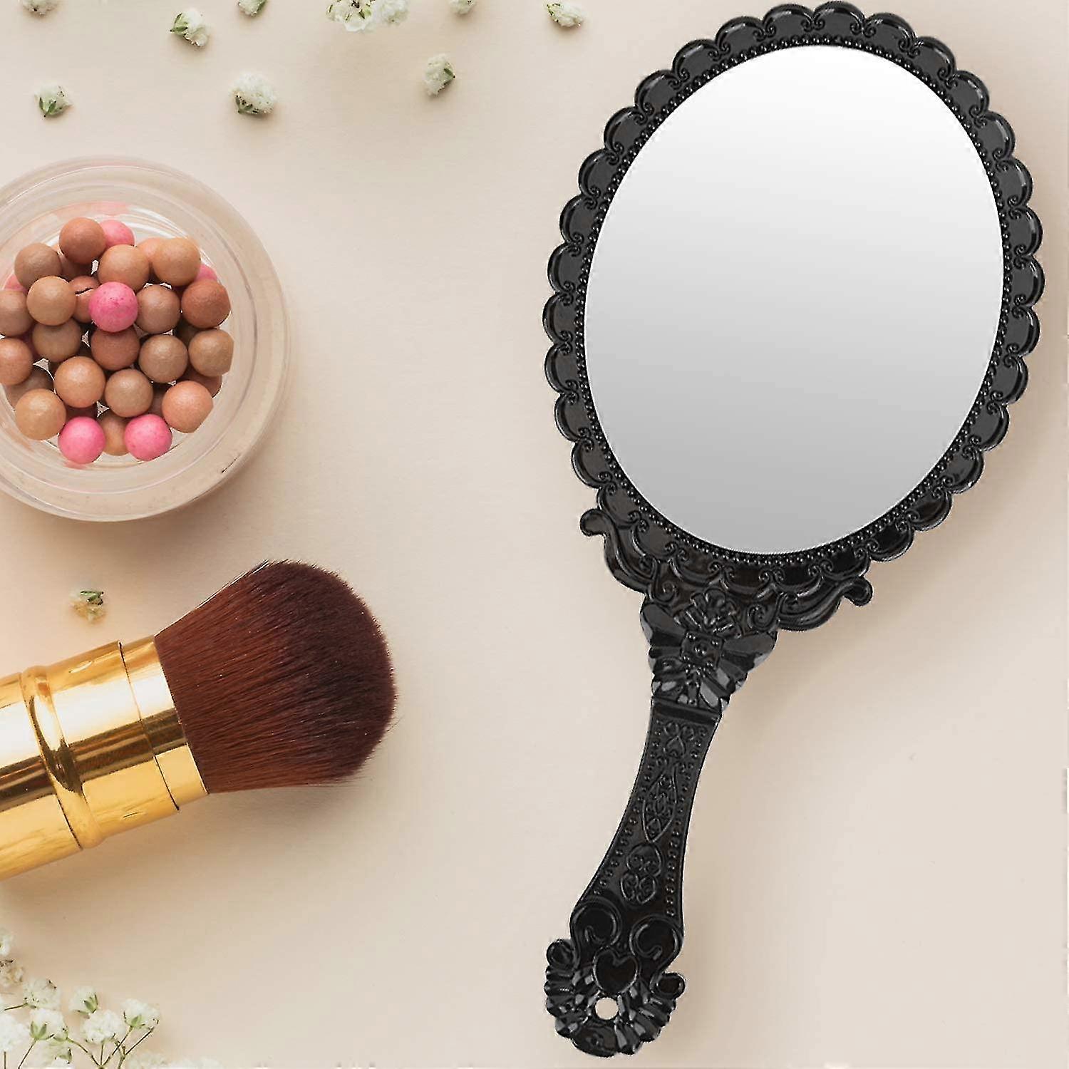 Vintage Handheld Mirror, Yusong Small Hand Held Decorative Mirrors ...