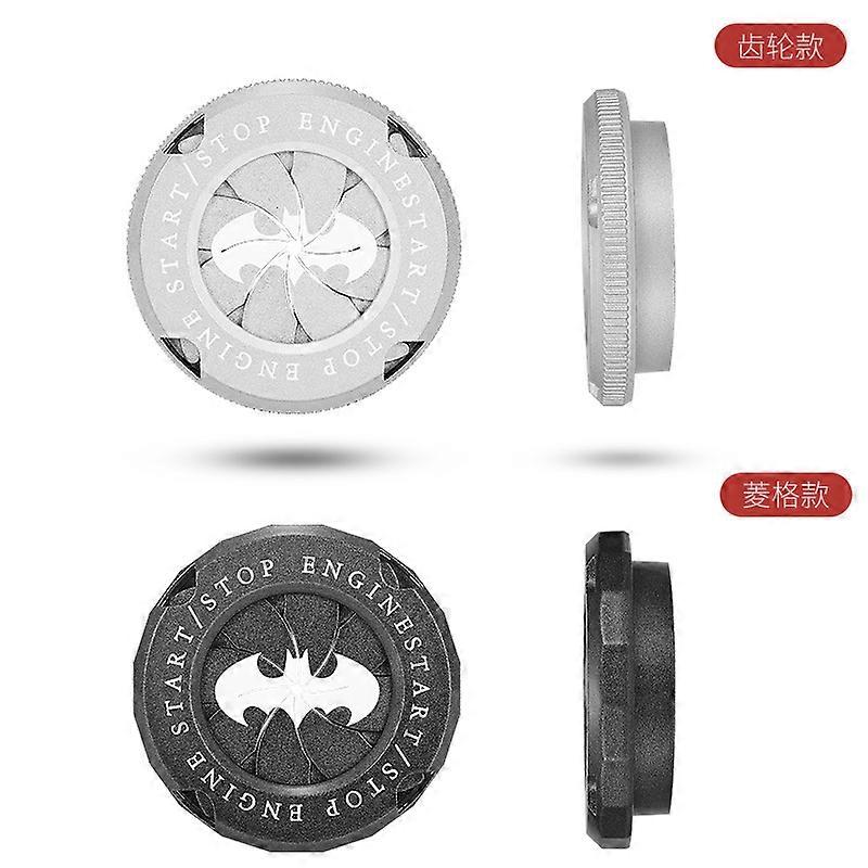 Car Interior Decor Bat Engine Ignition Start Switch Rotate Cover Onekey ...