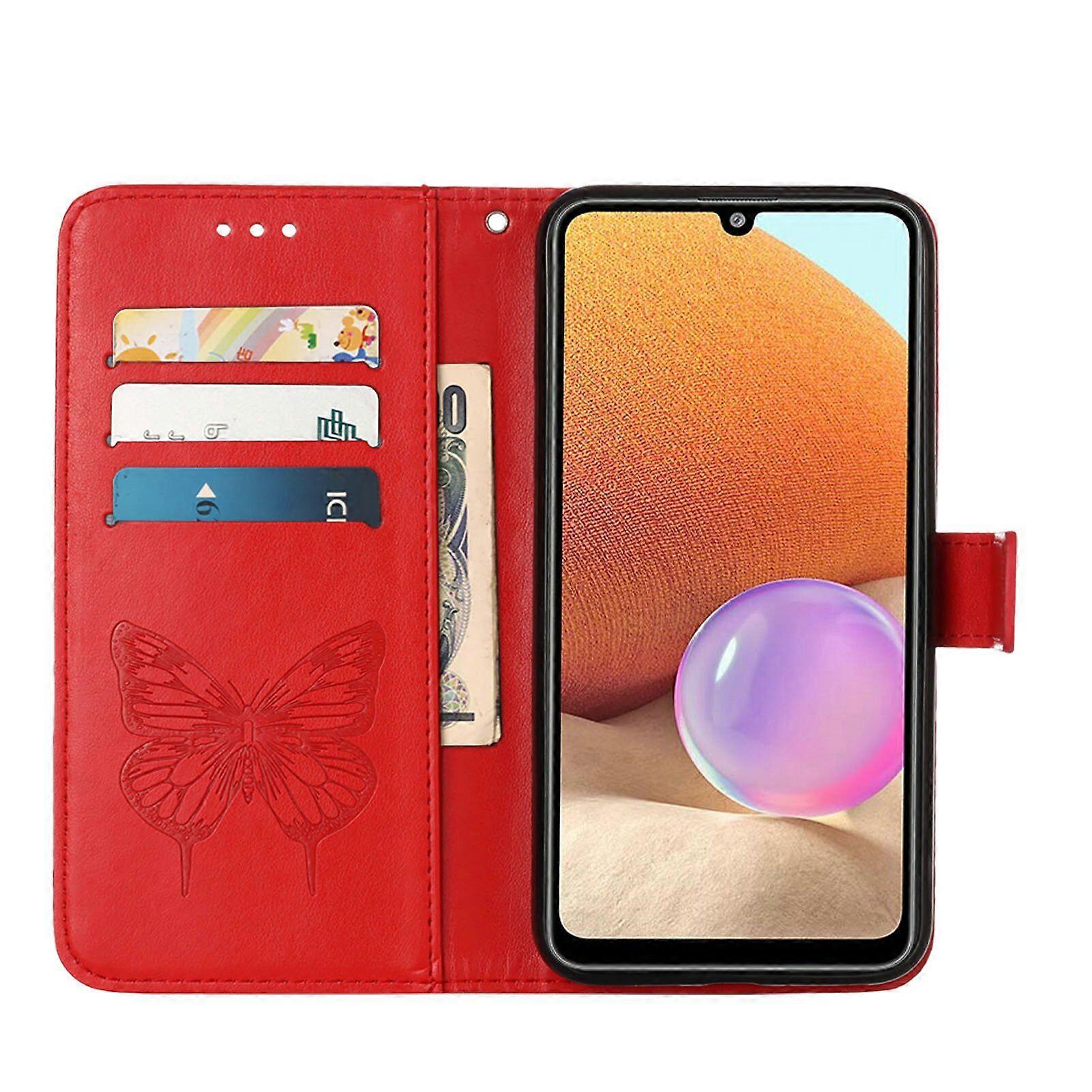 Case for Samsung Galaxy A32 4G Flip Case Cover Premium Leather ...