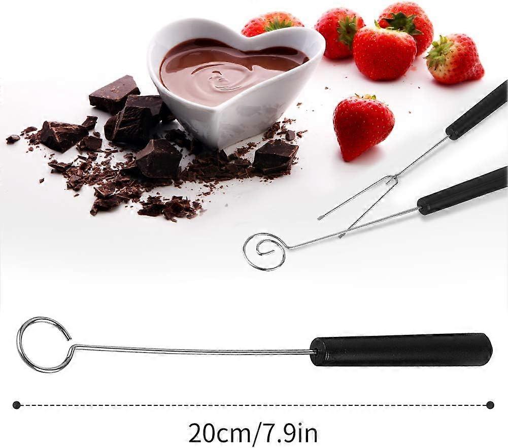 Chocolate Fork, 10 Pieces Chocolate Fork DIY Baking Stainless Steel ...