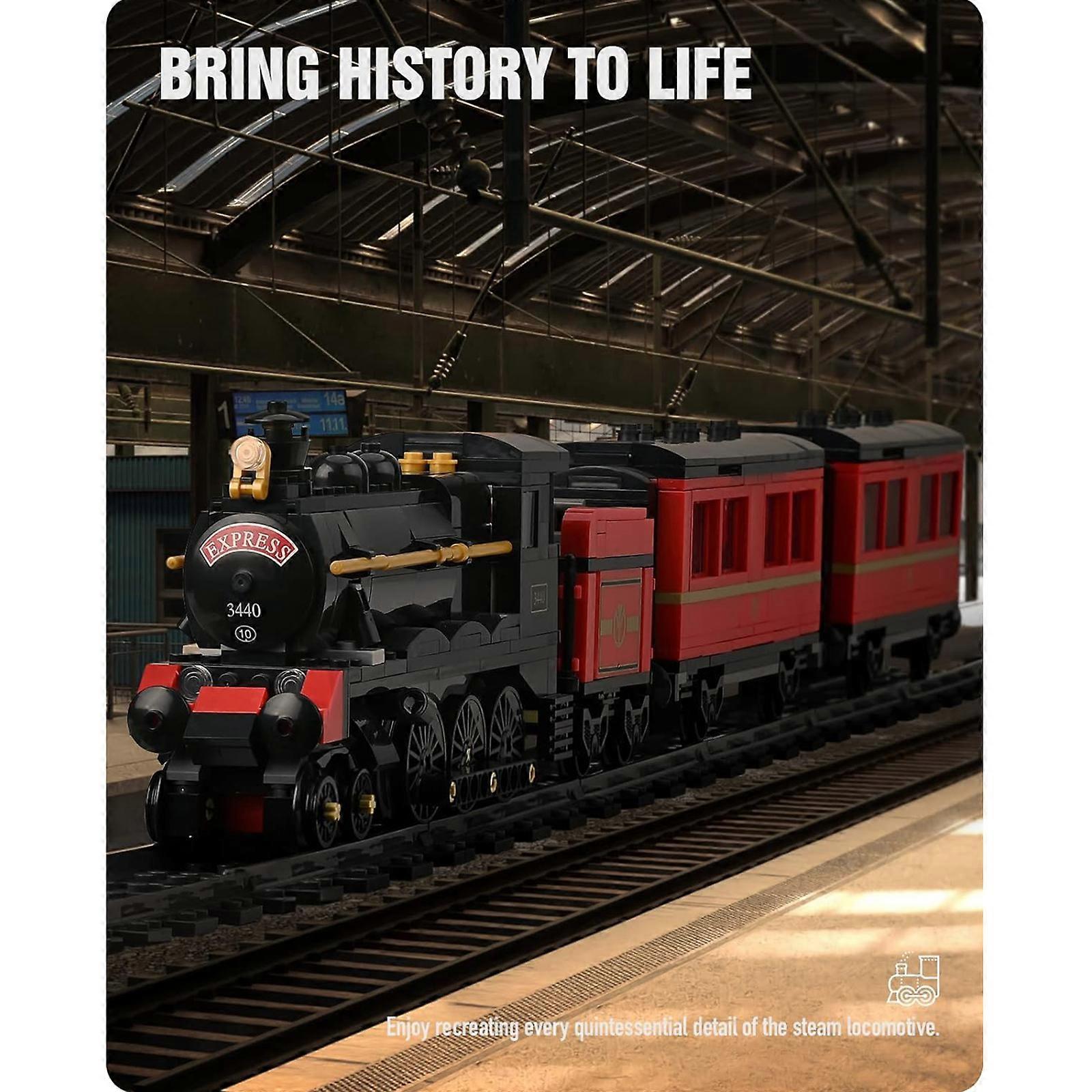 Nifeliz GWR 2900 Class Steam Train Building Block Kit, Collectible ...