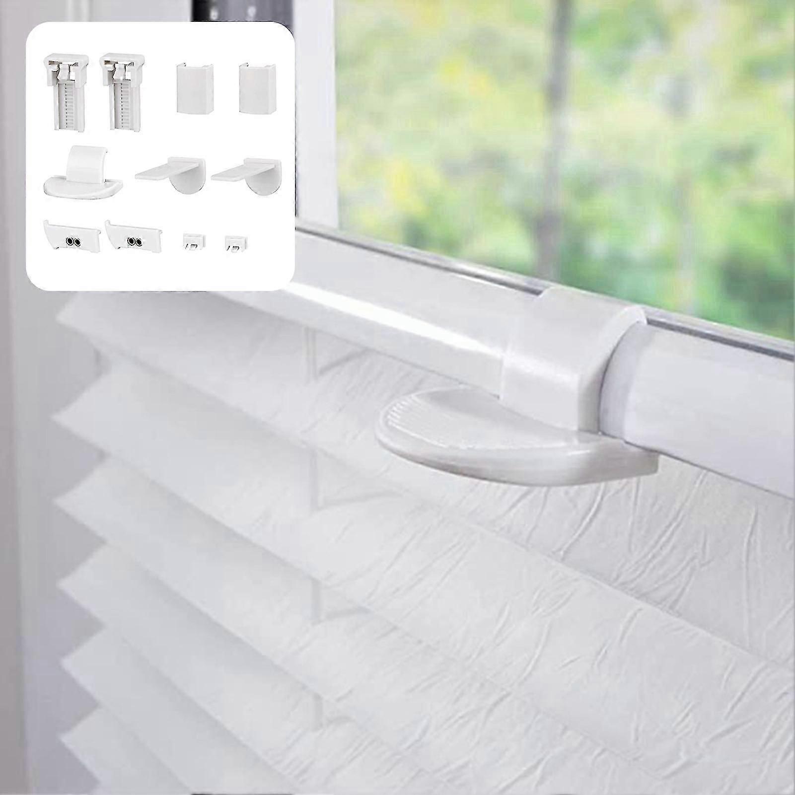 2 Sets 20mm Pleated Blind Replacement Parts Set Clamp Support ...