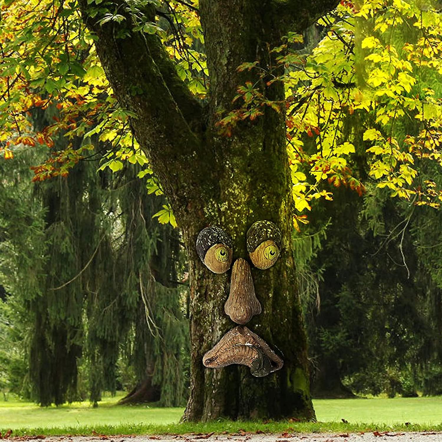 Resin Tree Face Decorations