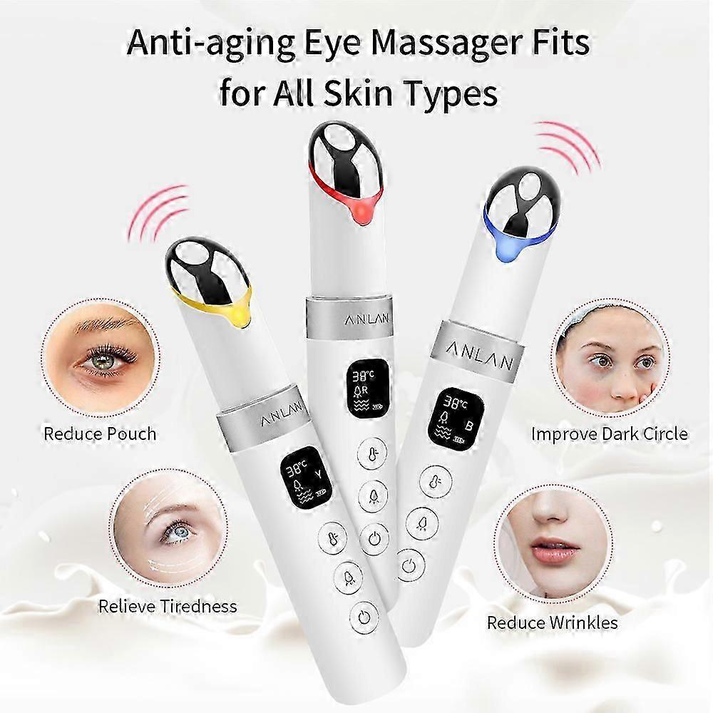 Electric Eye Massager Vibration Anti Age Eye Wrinkle Massager Dark ...