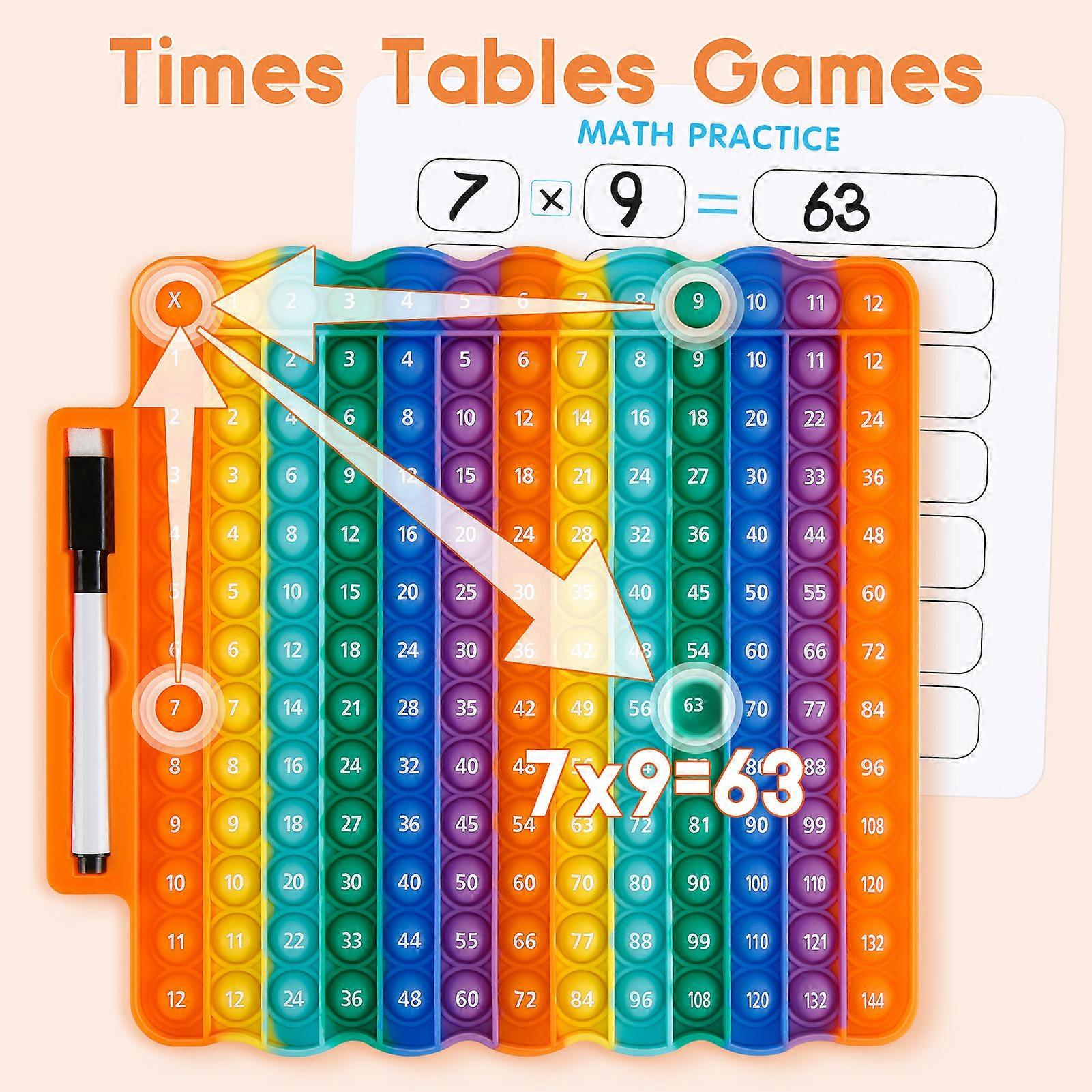 Tablas de multiplicar para niños, tabla de multiplicar Pop Up Times ...