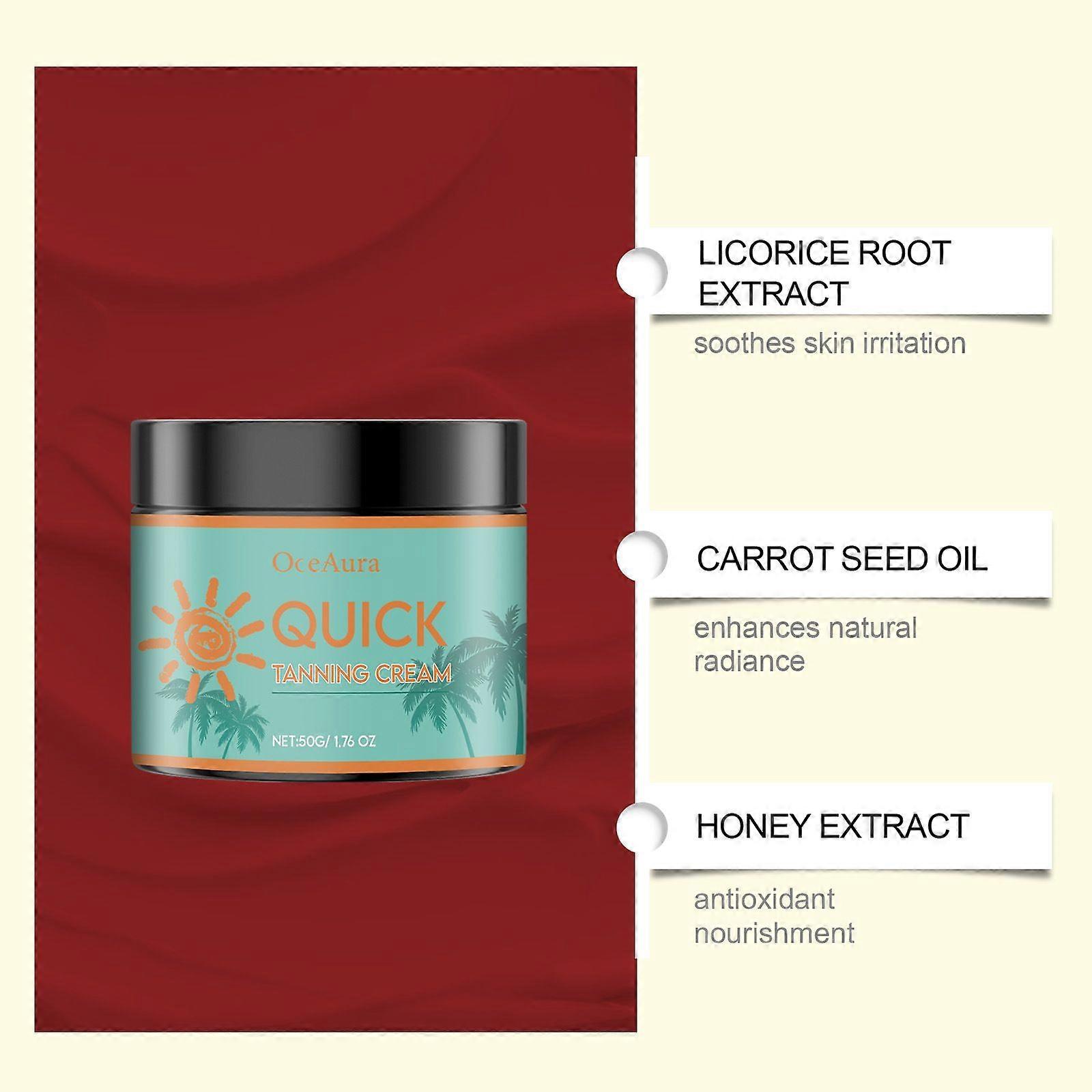 Luxury Intensive Tanning Cream, Natural Tanning Accelerator Cream, Self ...