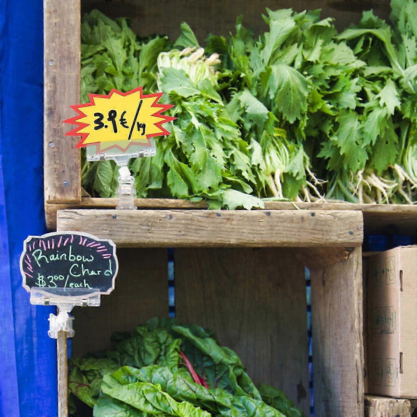 100Pcs 11x6cm Price Tag Advertising Paper Explosion Sticker Sticker ...