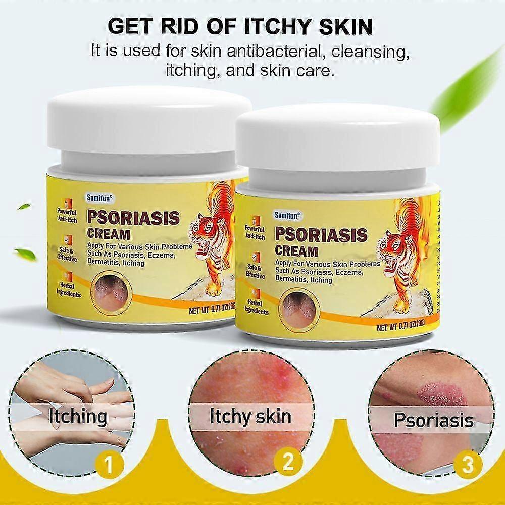 Crème de traitement du psoriasis, crème apaisante anti-démangeaisons ...