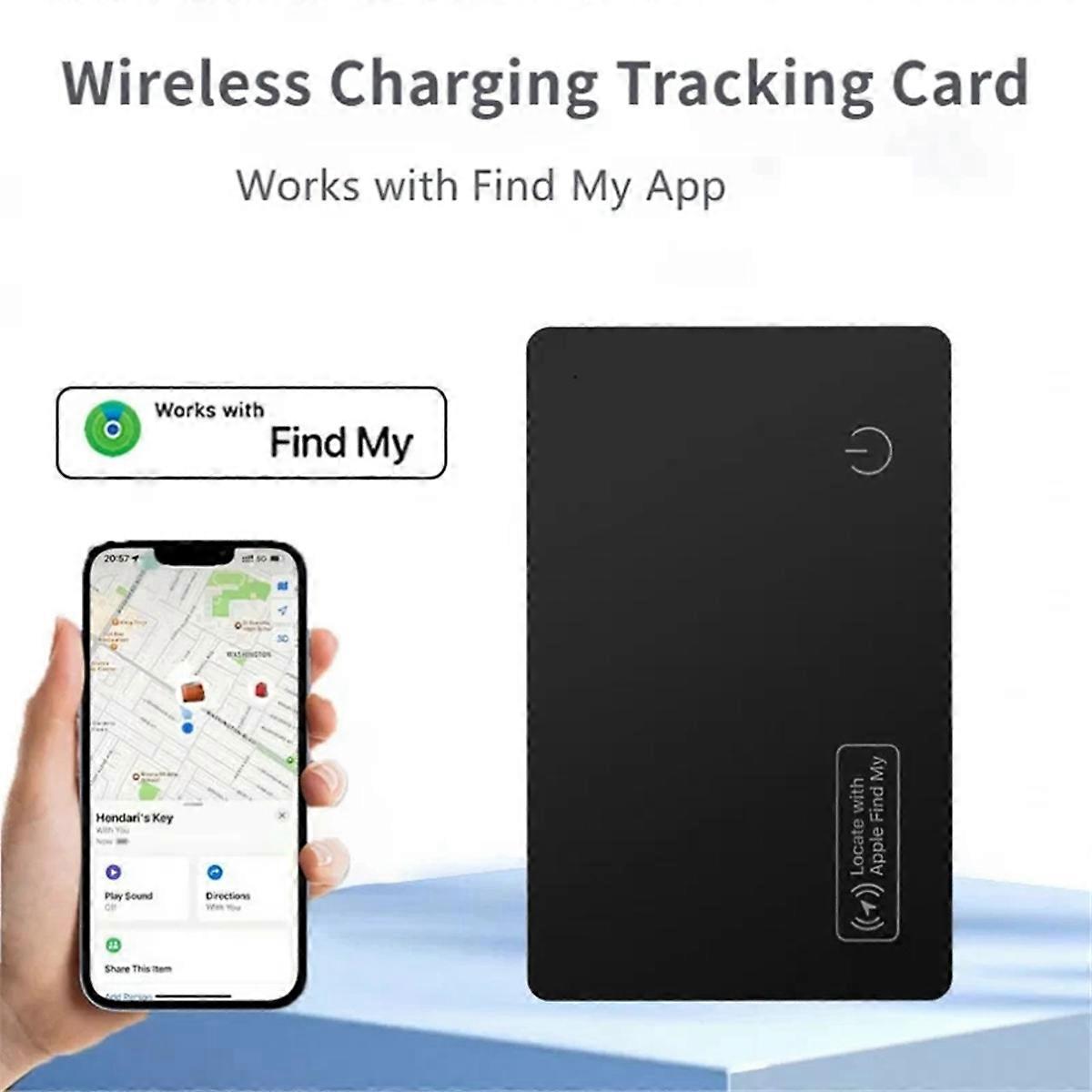 2Pcs Wireless Charging Tracking Location Mini Wallet Tracker Card ...