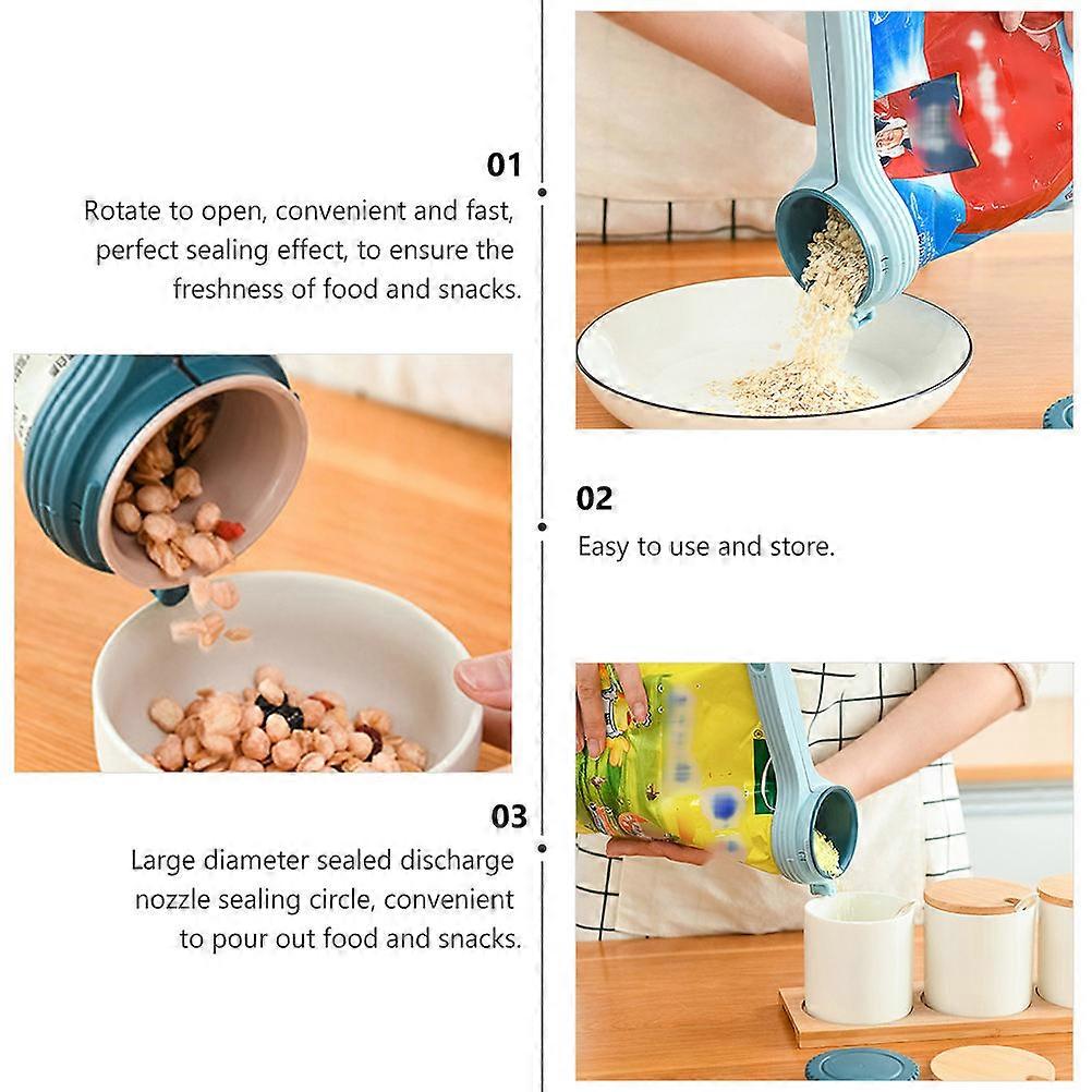 Bag Sealing Clips Plastic Sealing Clip Seal Pour Food Storage Bag Clamp ...