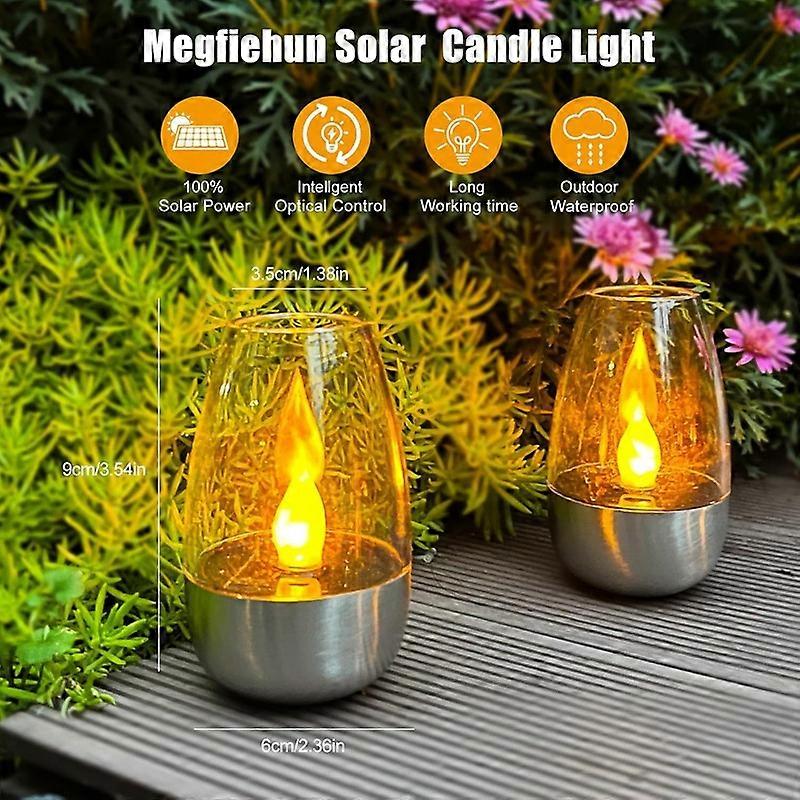6pcs Cups, solar candle lights, LED grave lights, cord-free atmosphere ...