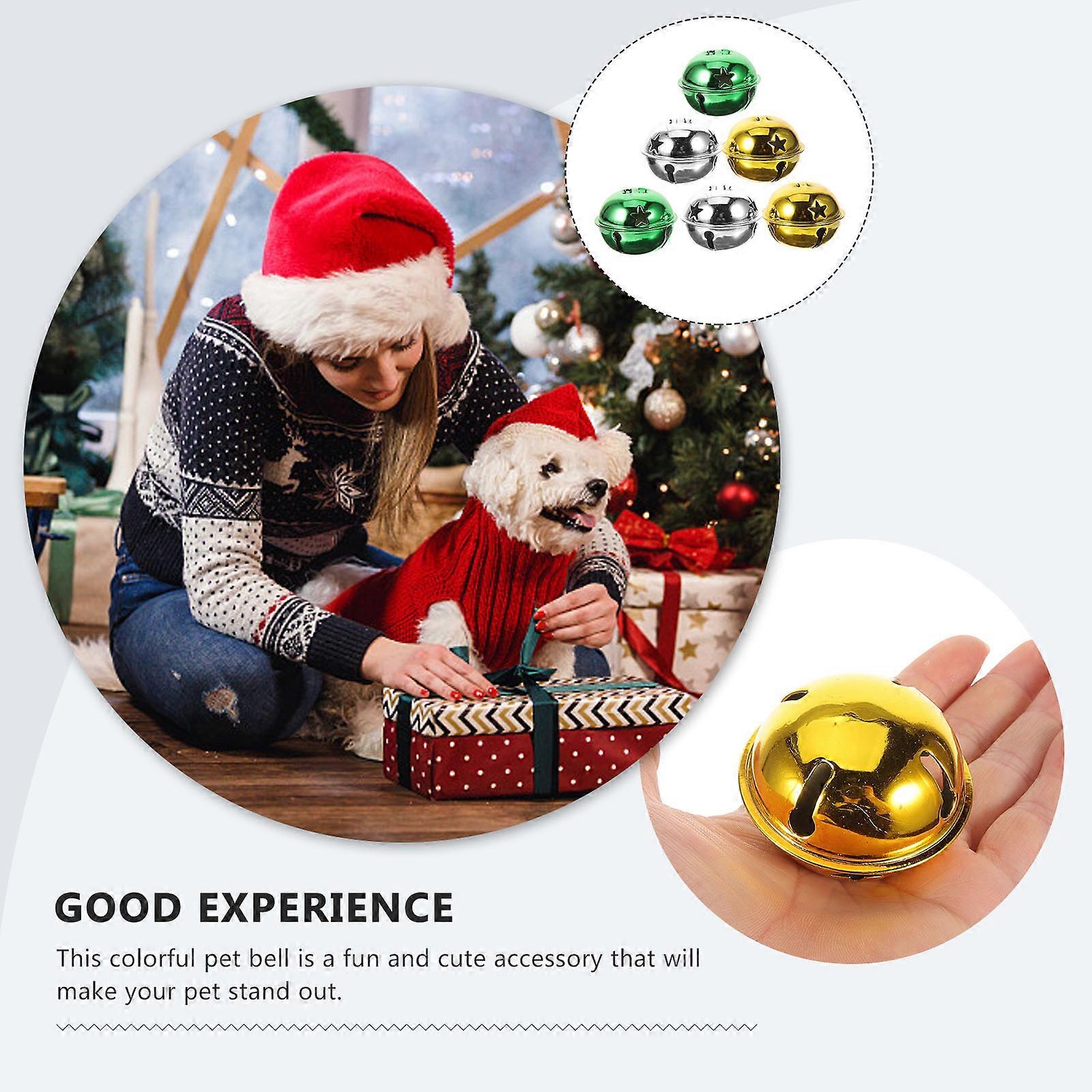 5cm Round Pet Bell 12Pcs Assorted Color Identification Accessory For ...