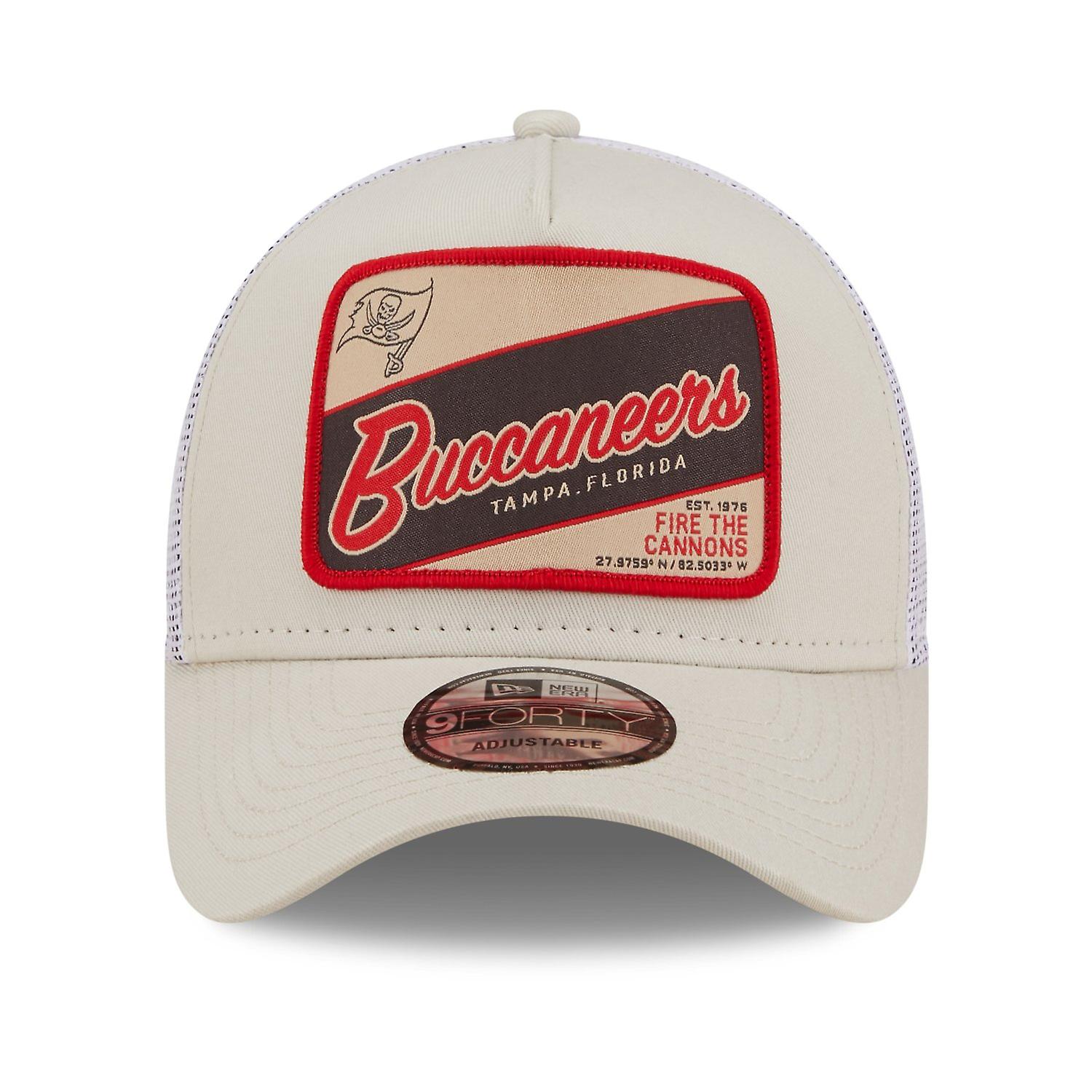 New Era A-Frame Trucker Cap - Tampa Bay Buccaneers stone | Fruugo UK