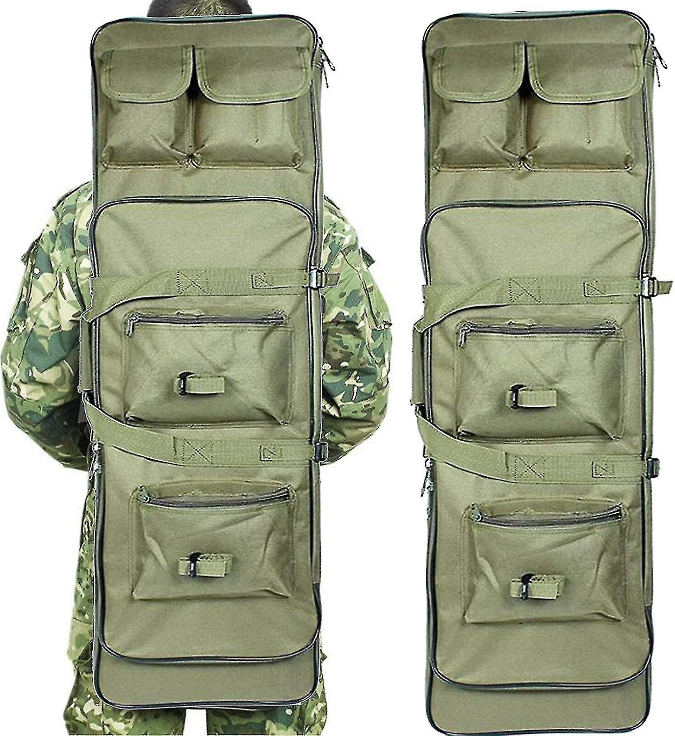 Queiting Outdoor Camping Shotgun Bag Dual Padded Rifle Case Tactical ...