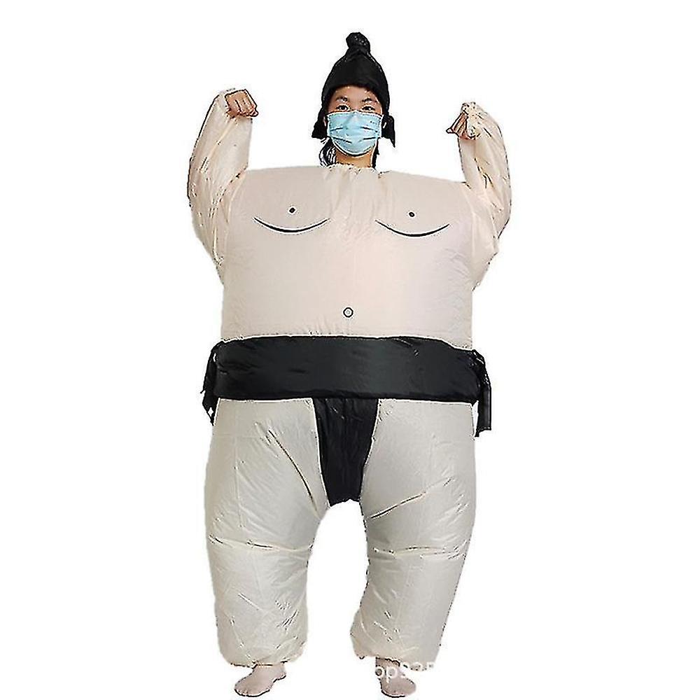 Kids Inflatable Sumo Wrestler Costume Fun Halloween Fat Suit For Boys ...