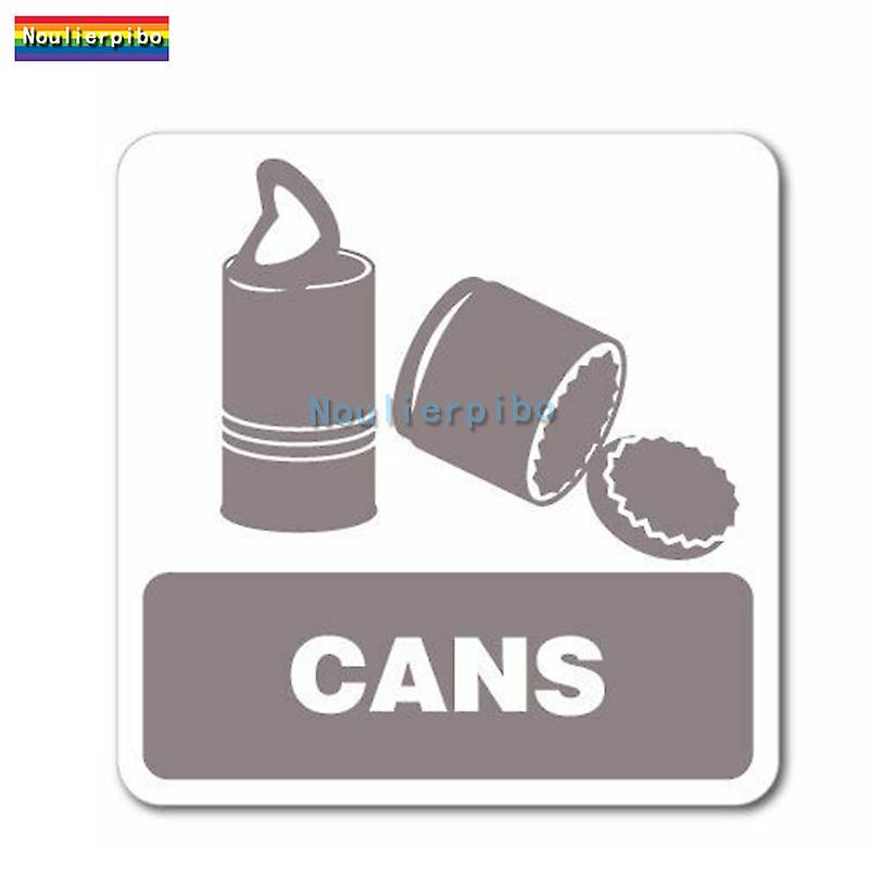 Recycling Paper Cans Plastic Glass Eco Friendly Decal Pvc Car Sticker ...