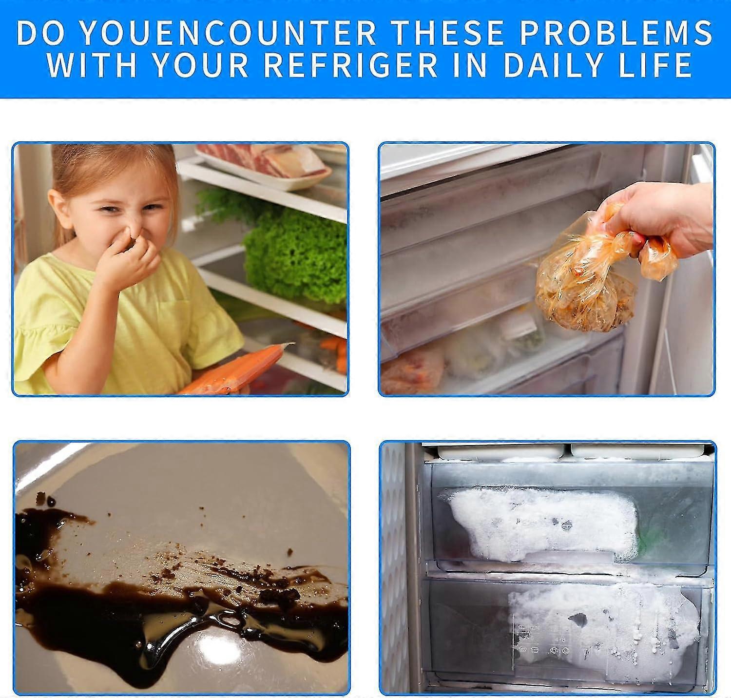 Fridge Dredger and Cleaning Set,Fridge Drain Hole Cleaning Tool,Fridge ...