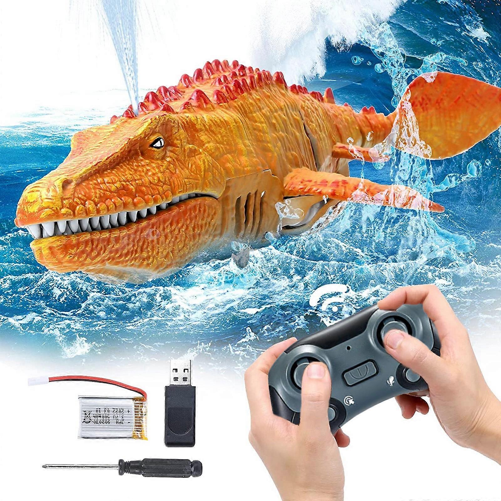 2.4G RC Dinosaur, Mosasaurus Toy, Dinosaur Toy for 3+ Year Old Boys ...