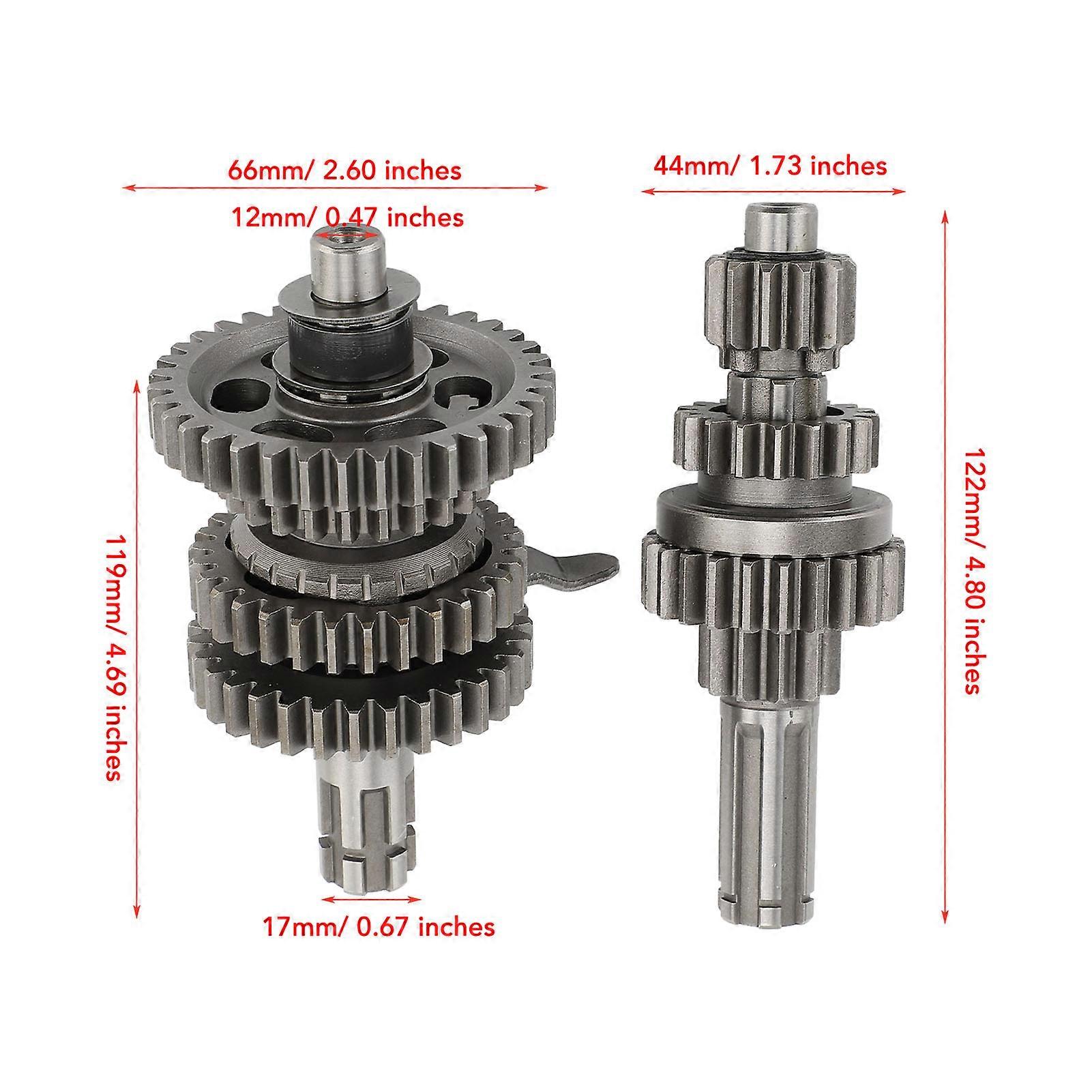 Engine Transmission Gear Box Main Counter Shaft Kit Iron High ...