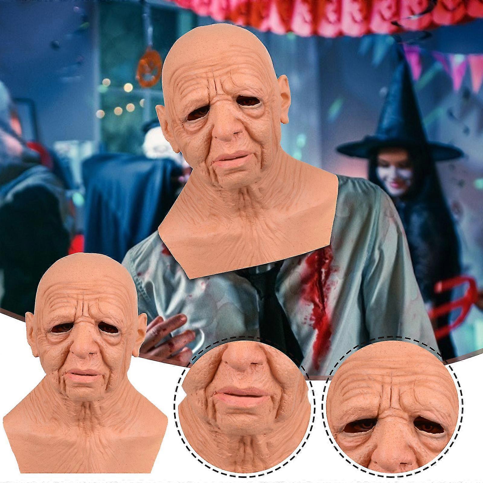 Masquerade Party Decorations Halloween Horror Funny Latex Full ...