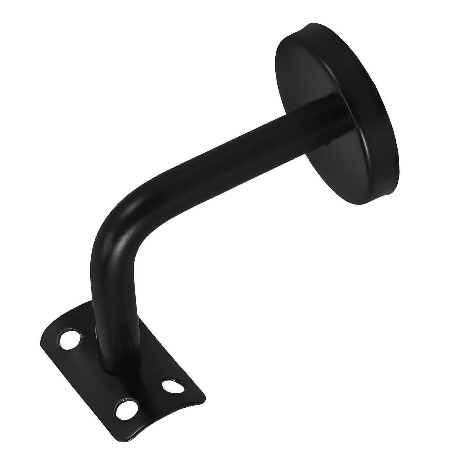 Black Stainless Steel Handrail Bracket Heavy Duty Staircase Handrail ...