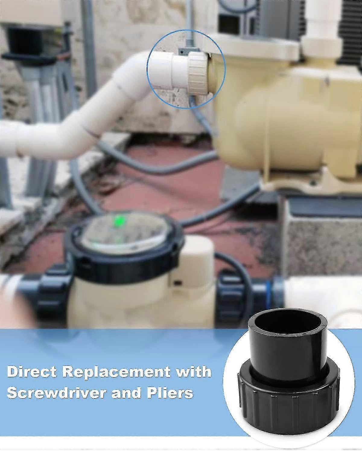 Pvc Pressure Fitting - Pentair 350157 Pool Spa Pump With 1.5 Inch ...