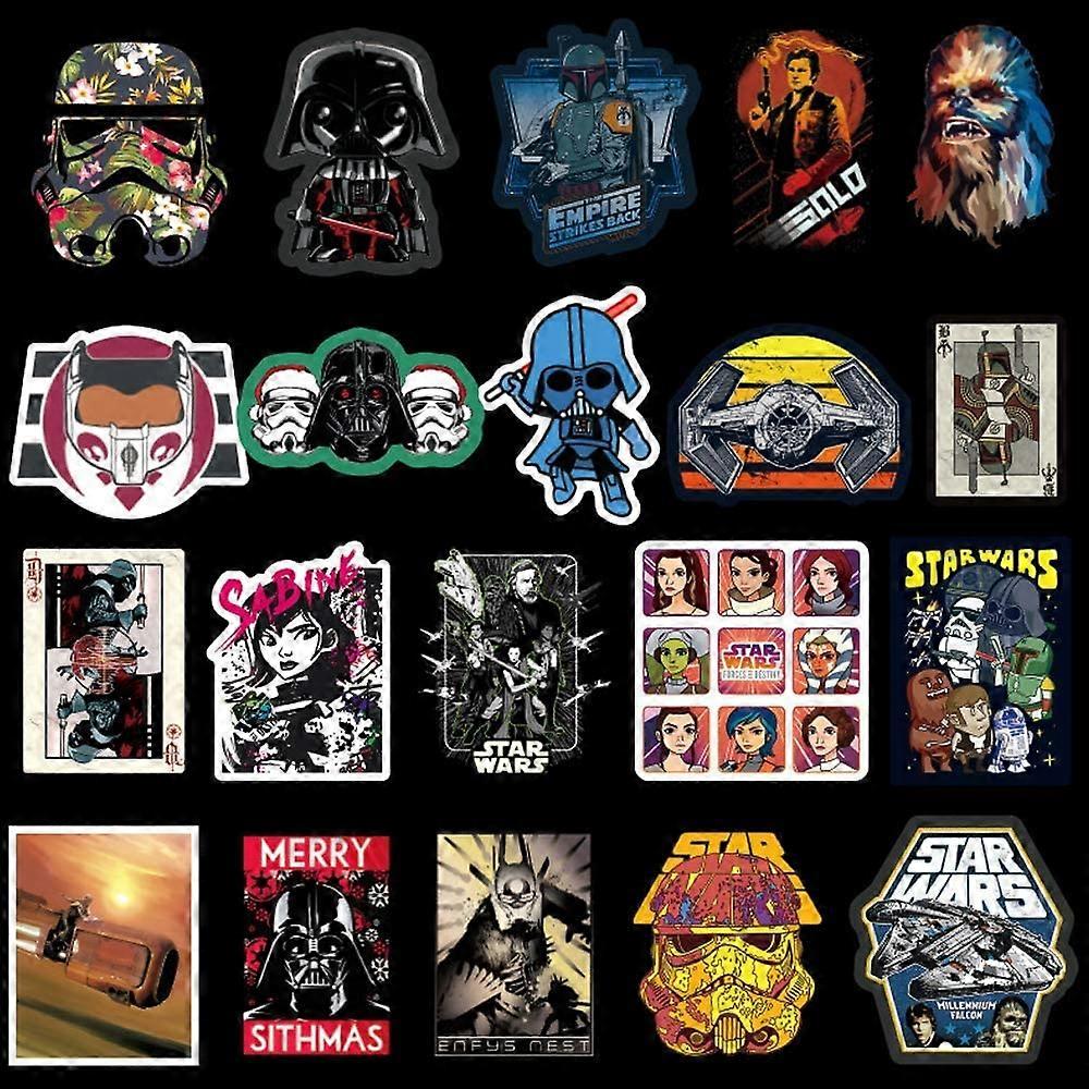 100Pcs Star Wars Theme Stickers Variety Vinyl Car Sticker Motorcycle ...