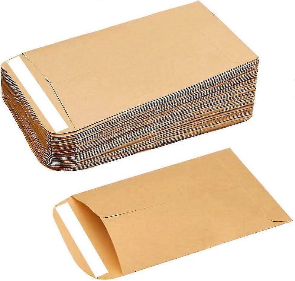 120 Pcs Small Brown Envelopes For Seeds, Self-adhesive Seed Envelopes ...