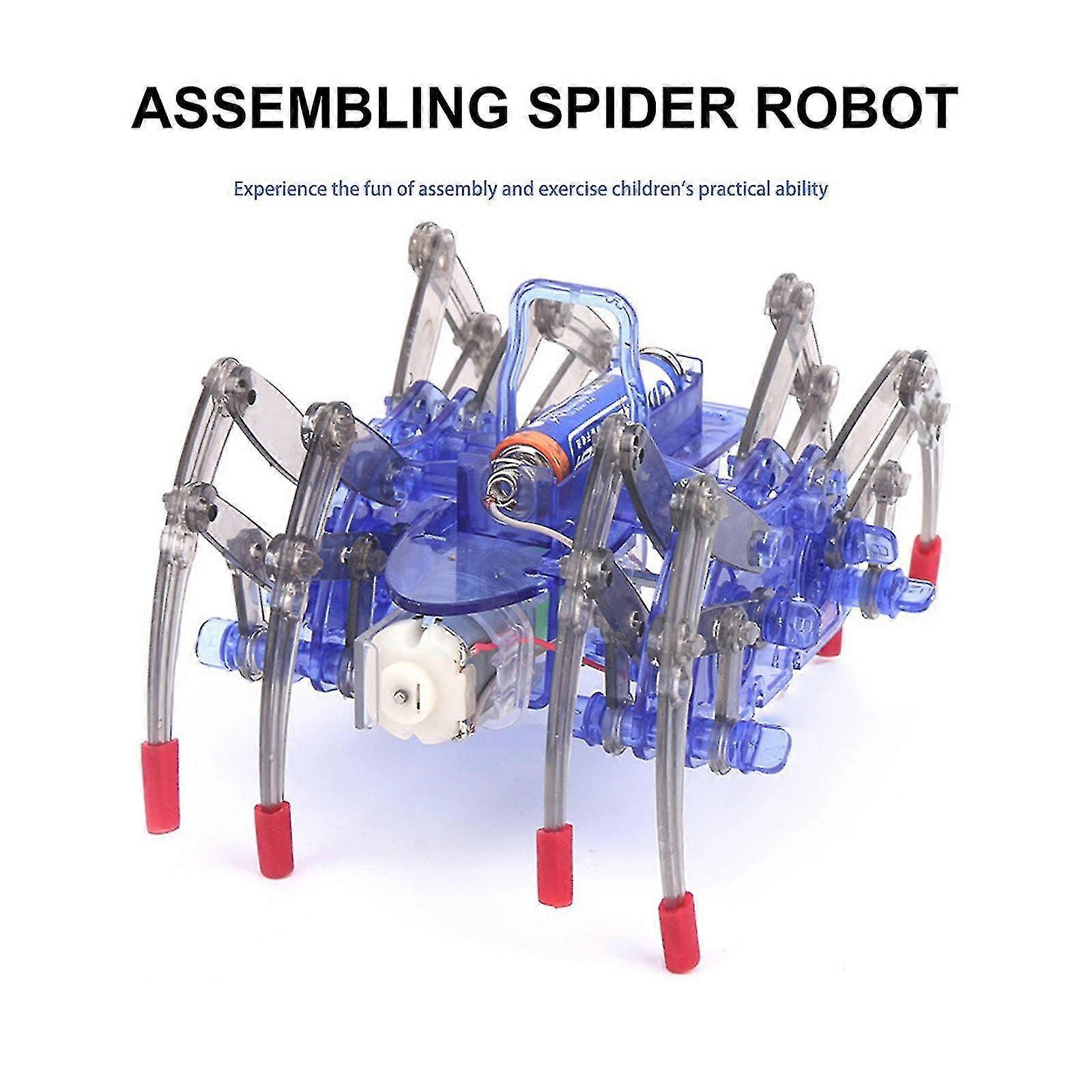 Science And Education Toys Electric Spider Robot Self-Assembled ...