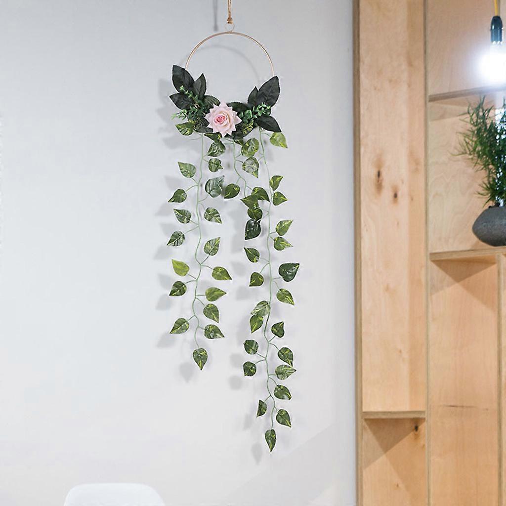 Artificial Green Radish Vine Vivid Simulation Flowers Wall Hanging ...