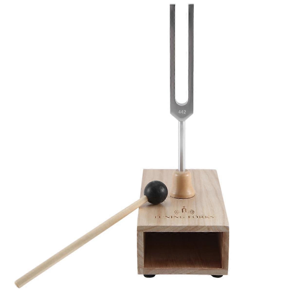 442HZ Tuning Fork, Tuning Fork Resonance Box, Chakra Tuning Forks for ...