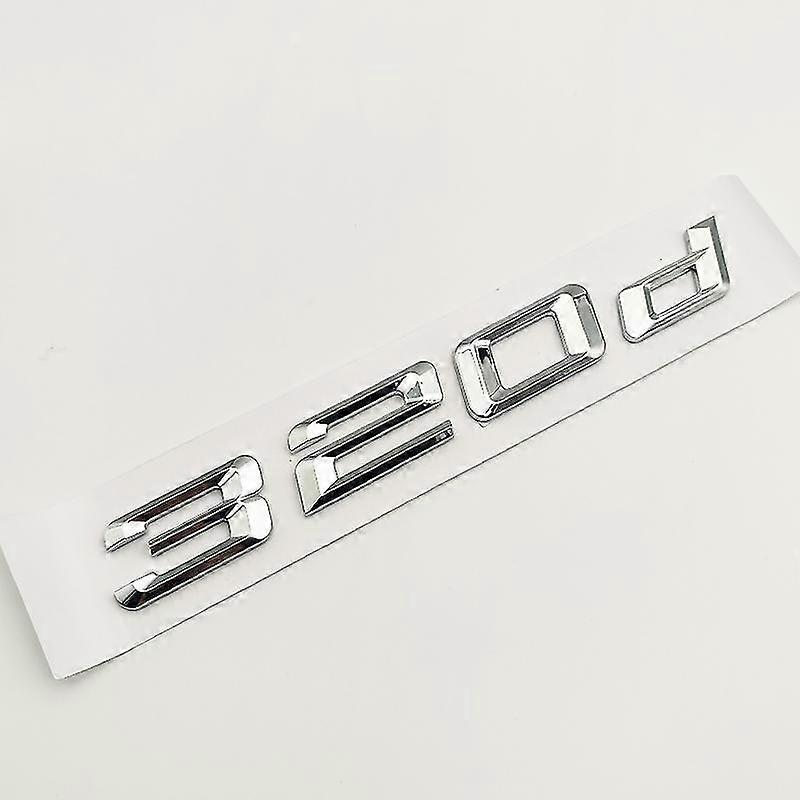 3d Chrome Letters For Car Trunk Emblem Badge Bmw 318i 325i 328i 330i ...