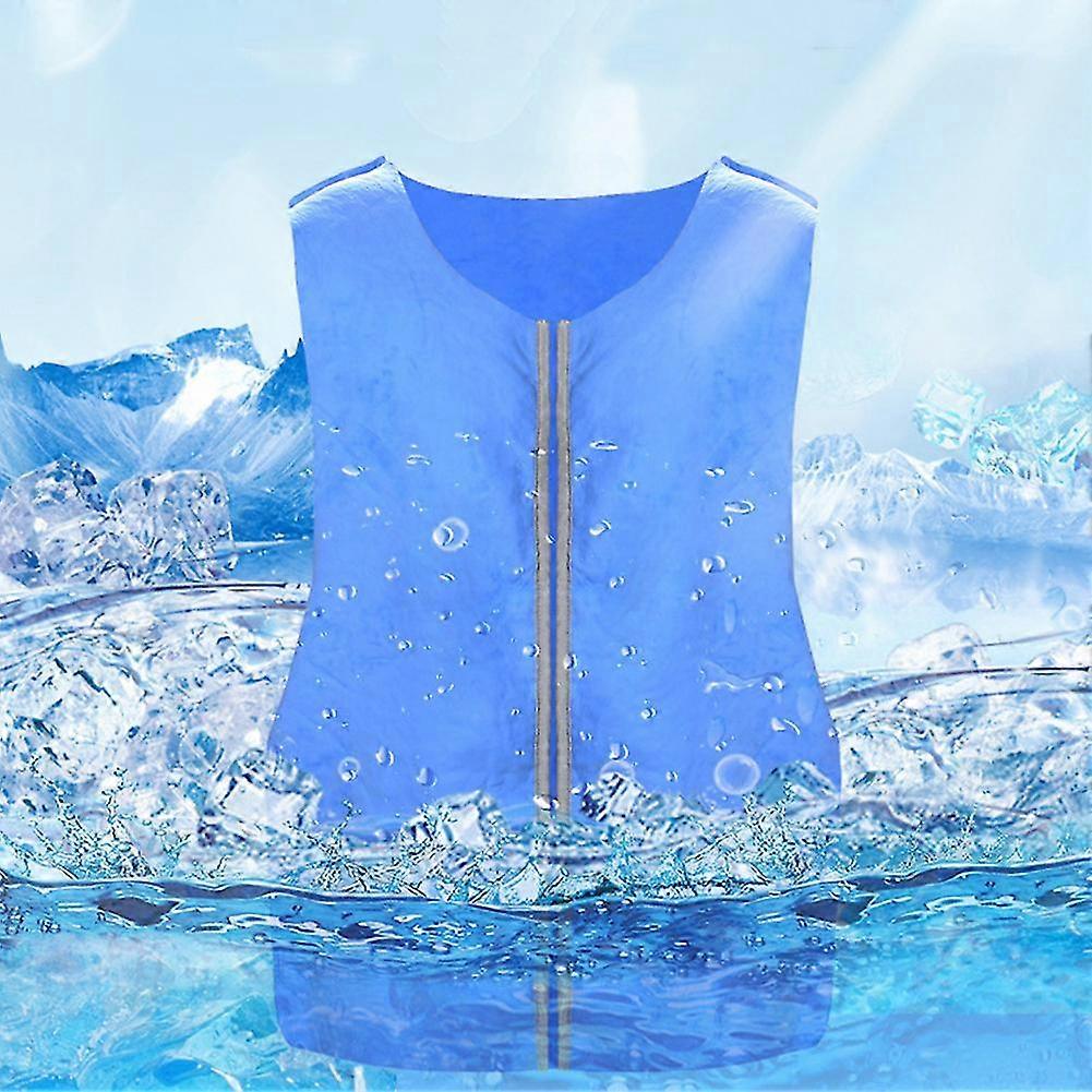 Outdoor Sports Cooling Ice Vest Summer Fan Cooling Vests Men Women Air ...