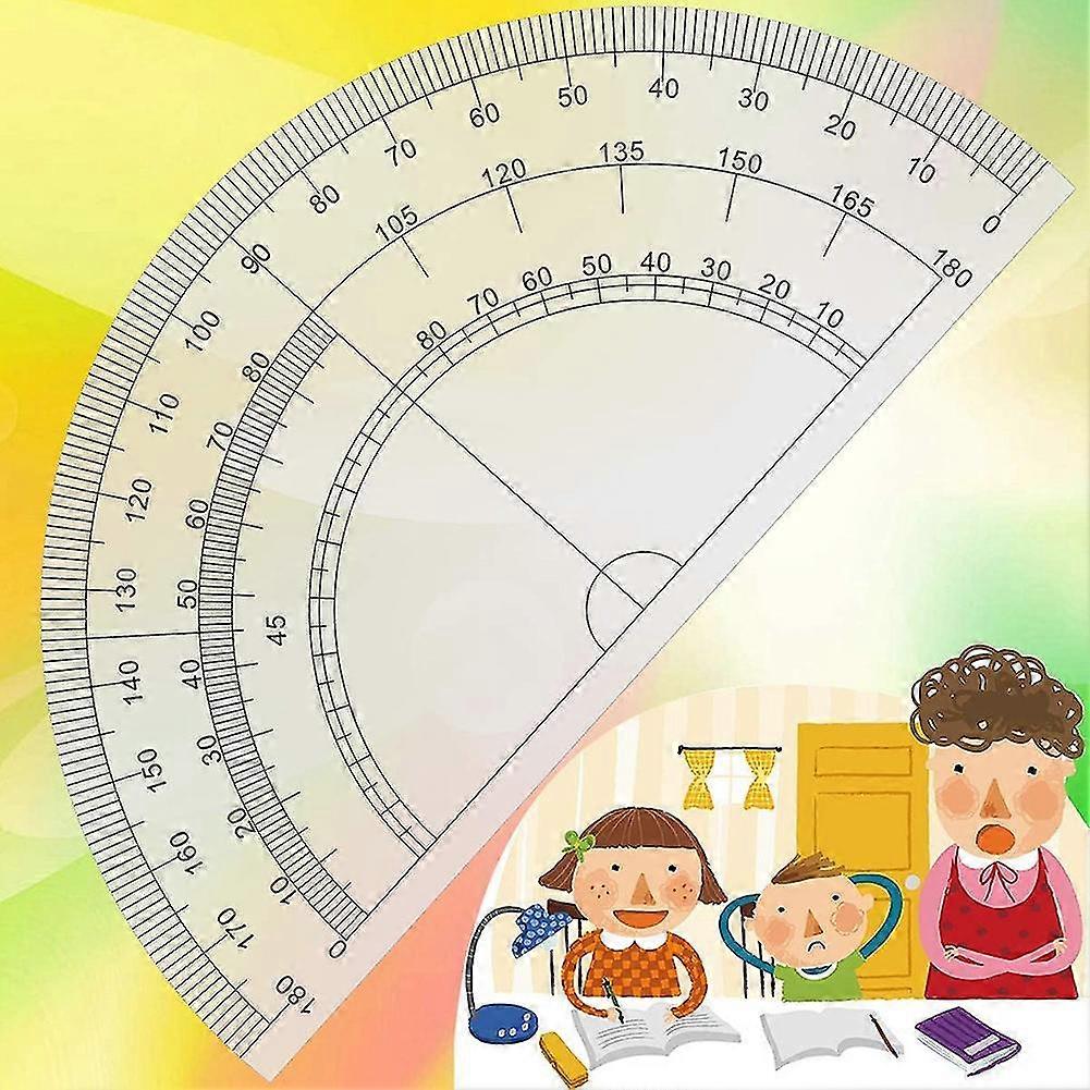 Geometry Compass Set 10pcs School Maths Protractor Set Rulers For ...
