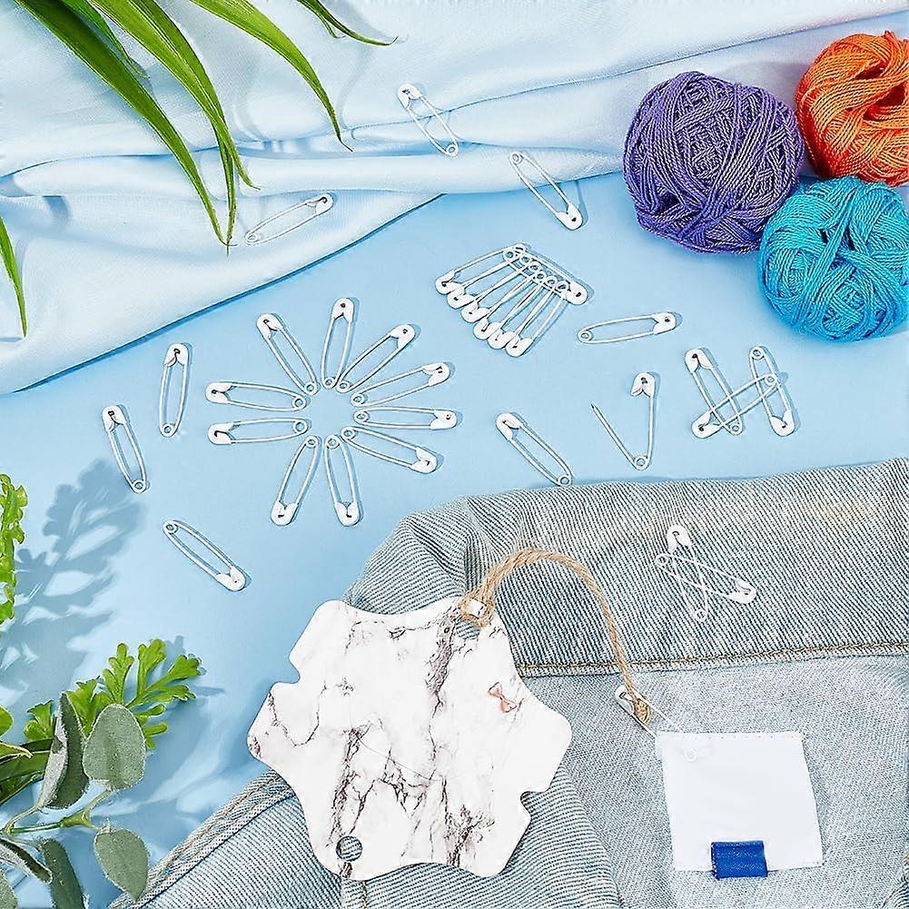 100PCS 1" White Safety Pins Colored Safety Pins Bulk Sewing Pins for ...